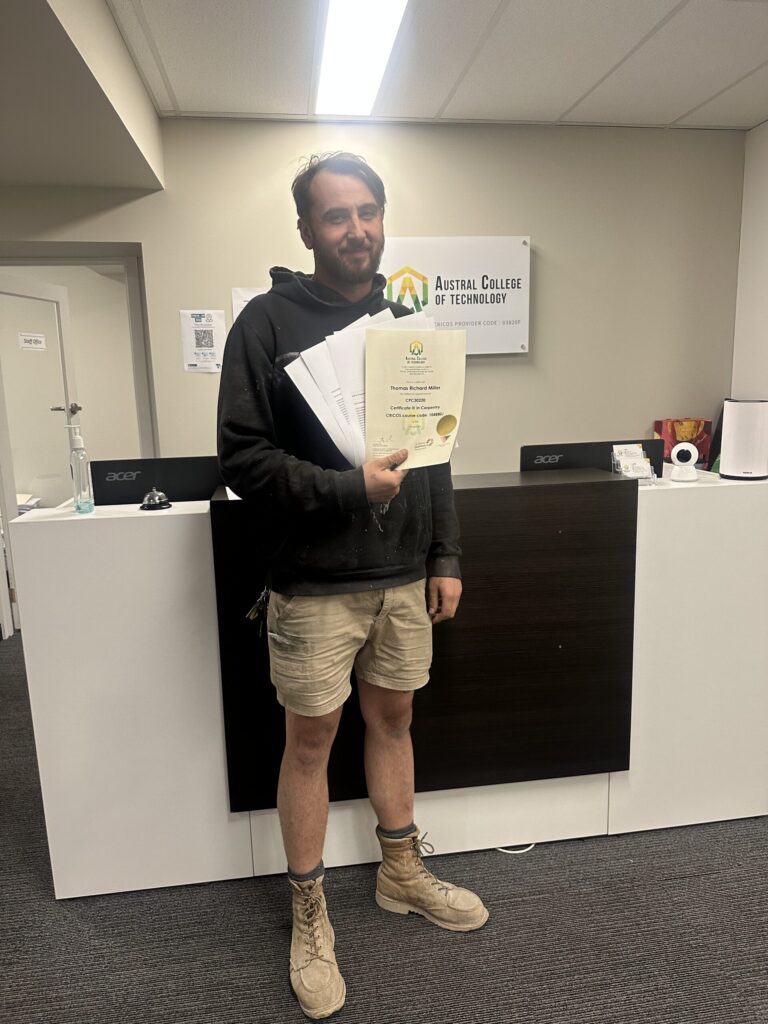 Thomas - Austral College of Technology | TAFE courses, Melbourne Victoria