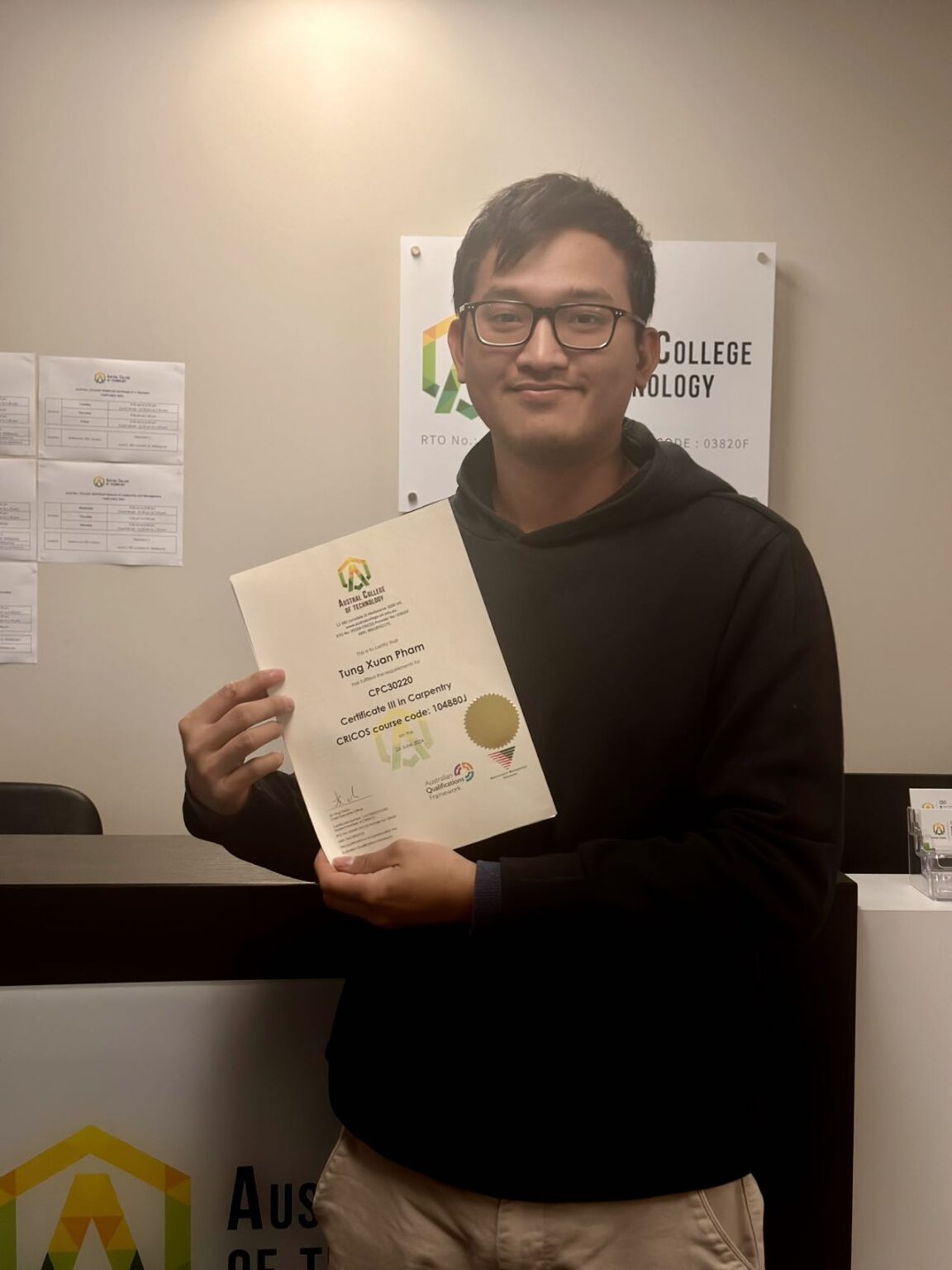 Recent Graduates - Austral College of Technology | TAFE courses ...